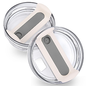 AIERSA 2Pcs Lid Replacement for Stanley Quencher Cup H2.0 30 oz Original Tumbler with Handle, Cup Lids for Stanley Cup Accessories