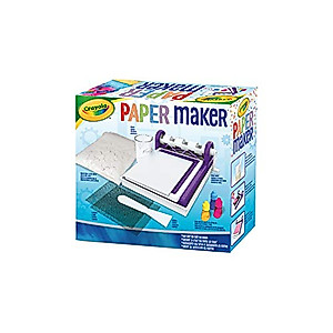 Crayola Paper Maker, Paper Making DIY Craft Kit, Gift for Kids, 7, 8, 9, 10