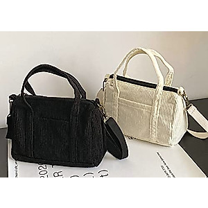 Women Corduroy Crossbody Bags Small Tote Bags Casual Shoulder Handbag Cute Hobo Bags Girls Corduroy Purse Satchel 2023