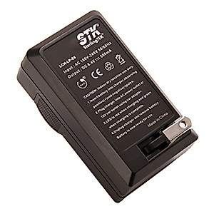 STK LP-E6 Battery Charger for Canon EOS 5D Mark II III and IV, 70D, 5Ds, 6D, 5Ds, 80D, 7D and 7D Mark II, 60D Cameras, LP-E6 Battery, LC-E6 Charger