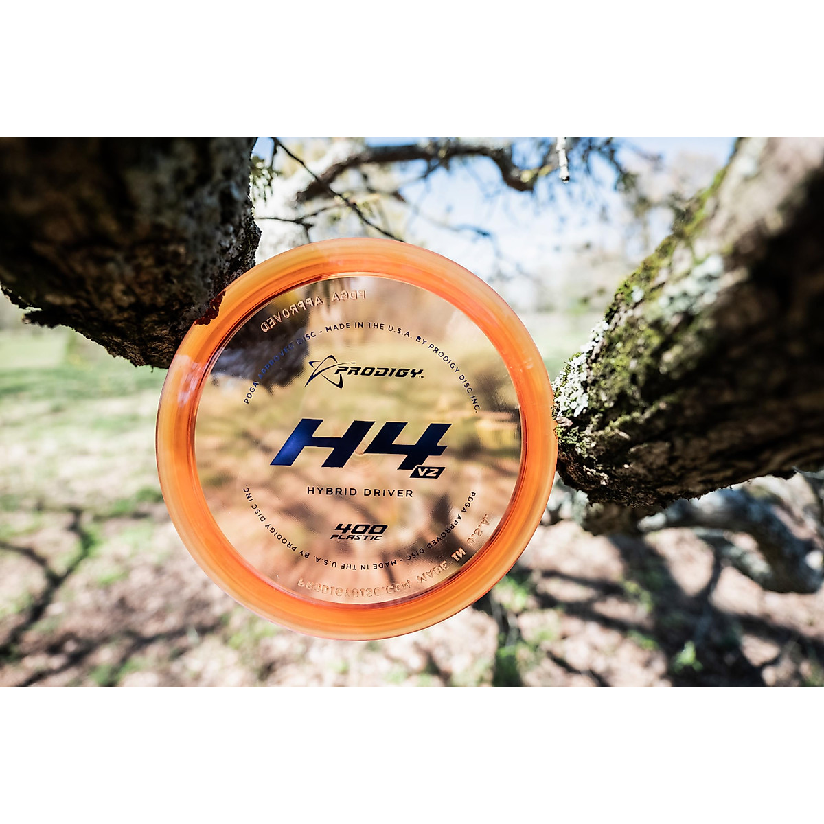 Prodigy Disc 400 H4 V2 | Understable Hybrid Disc Golf Driver | Slightly Understable for Maximum Distance & Straight Flight | Very Durable 400 Plastic | Colors May Vary