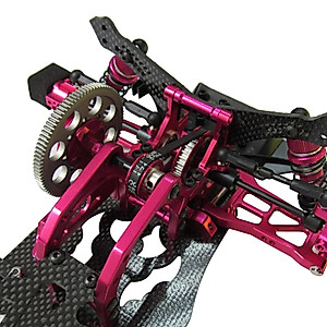 Hobbypower 1/10 Alloy Drift Chassis Kit Leopard 60A 4730KV DS3218MG Servo for D4 RWD