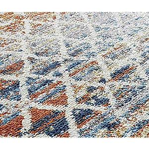 CosmoLiving Manhattan Collection Area Rug 8' x 10' Tribal Harvest