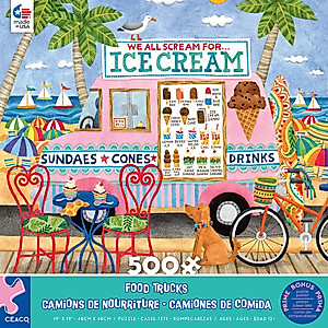Ceaco - Food Trucks - Ice Cream Truck II - 500 Piece Jigsaw Puzzle