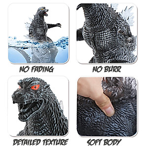 18''X12''X7'' Standing Dinosaur Model Action Figures Soft Touch Vinyl Plastic Dino Toy for Kids Boys