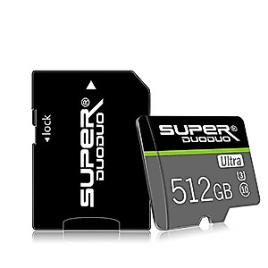 512GB Micro SD Card Memory Card Class 10 High Speed Flash Card for Smartphone/Computer/Camera/Portable Gaming Devices/Dash Cam(512GB)