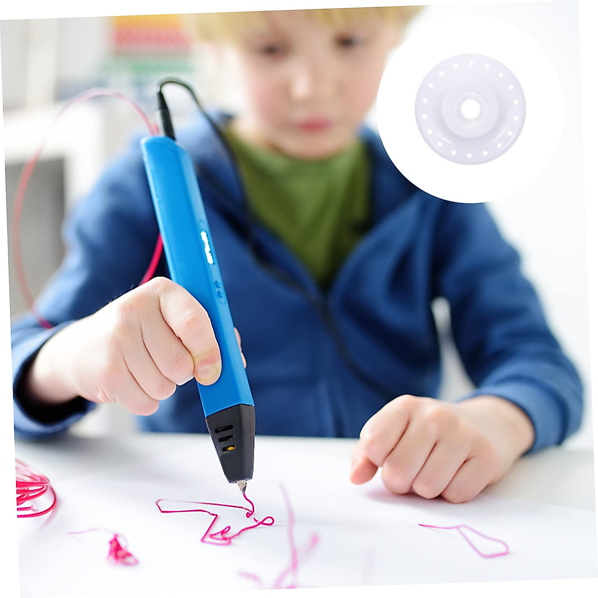 3pcs Pen Base Plastic 3D Pen Holder Printing Brush Base Printing Pen Storage Stand Printing Brush Stand 3D Printing Pen Support Printing Pen Storage Holder Printing Pen Stand