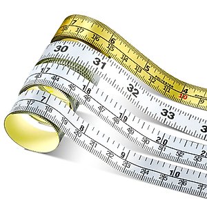 4 Size Workbench Ruler Adhesive Backed Tape Measure Waterproof Sticky Measuring Tape in 60 Inches/ 152 cm, 24 Inches/ 61 cm, 12 Inches/ 30 cm, 40 Inches/ 101 cm Ruler for Work