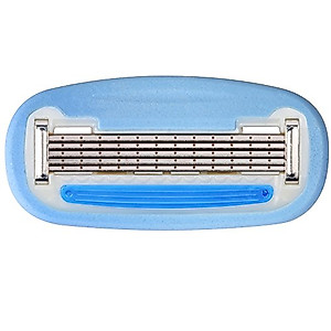 Amazon Basics 5-Blade Razor Refills for Women, 6 Refills (Fits Amazon Basics Razor Handles only) (Previously Solimo)