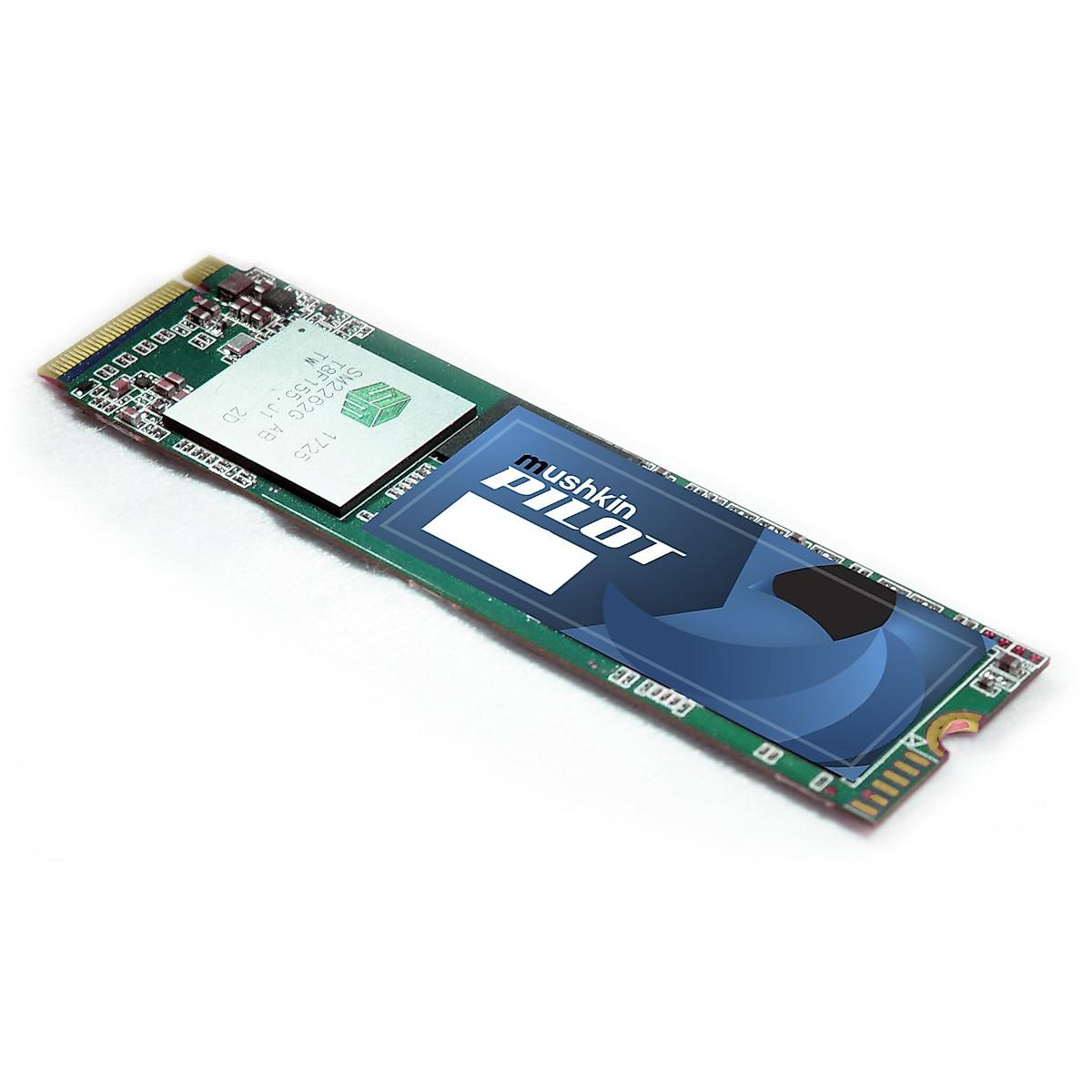 Mushkin Pilot – 500GB PCIe NVMe – M.2 (2280) Internal Solid State Drive (SSD) – Gen3 x4 – 3D TLC - (MKNSSDPL500GB-D8)
