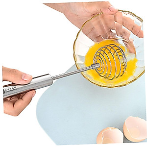 SHOWERORO Stainless Steel Beater Whisk Hand-held for Cooking Whisk for Sauce Beverage Non Design