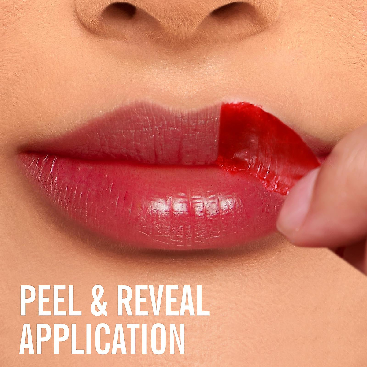 KIMUSE Tattoo Peel & Reveal Lip Stain, Waterproof Long Lasting Peel Off Lip Liner Tattoo, Non Stick Color Peel Off Mask Lip Gloss Makeup