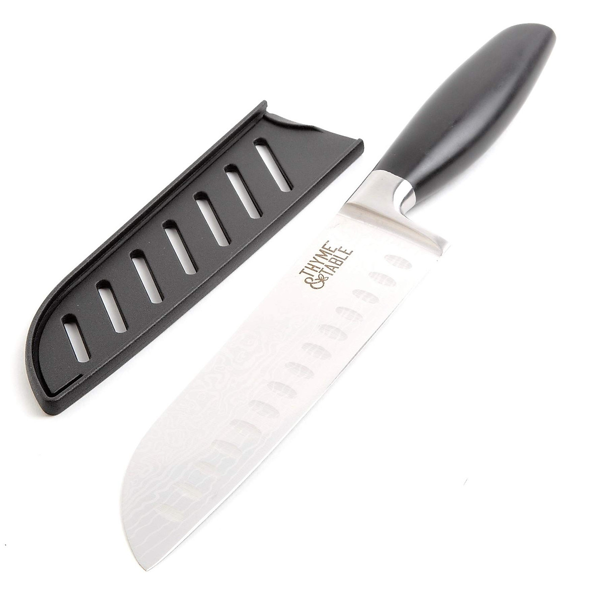 Thyme & Table 7 inches Damascus Santoku Knife, WM1810