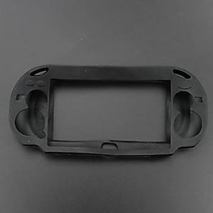Limentea Silicone Rubber Cover Case Shell Soft Protector Cover Case Skin for PS Vita 1000 PSV 1000 Replacement (Black)