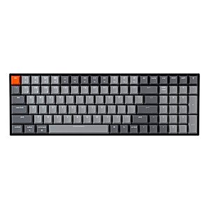 Keychron K4 96% Layout 100 Keys Wireless Bluetooth 5.1/Wired USB Mechanical Gaming Keyboard with Gateron G Pro Brown Switch White LED Backlight N-Key Rollover for Mac Windows PC-Version 2