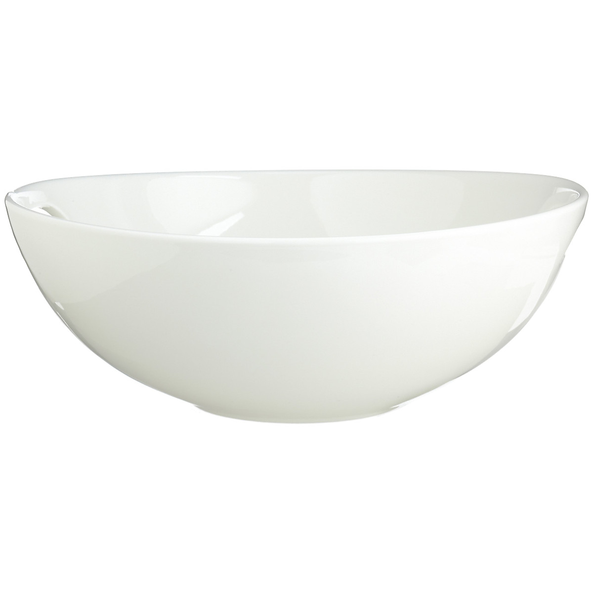 10 Strawberry Street Whittier 13.5"/96 Oz Handled Bowl, White