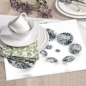 Gems Diamond Jewelry Jewels Luxury Printed Drying Mat For Kitchen Ultra Absorbent Microfiber Dishes Drainer Mats Non-Slip Silicone Quick Dry Pad - 18 X 16inch