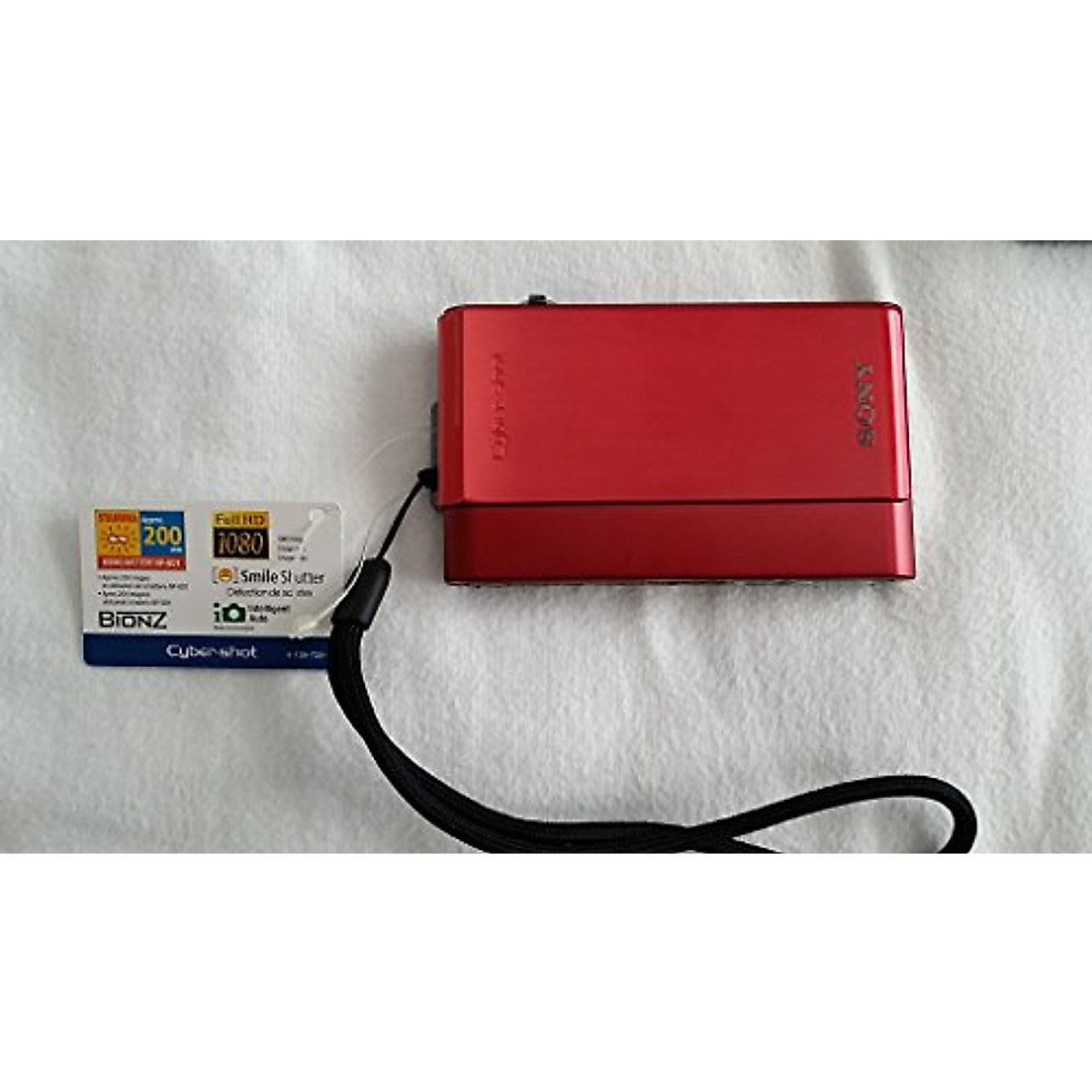 Sony Cyber-shot DSC-T900 12.1 MP Digital Camera with 4x Optical Zoom and Super Steady Shot Image Stabilization (Red)