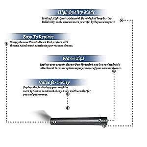 Replacement Part For Bissell Cleanview Swivel Upright Bagless Vacuum Extention Wand Works With 2256, 2254, 2739, 2258, 2259, 1830, 2260, 2253, 2316, 2252, 2494# compare to part 2032666