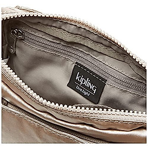 Kipling Women's Abanu Crossbody Bag, Metallic Glow