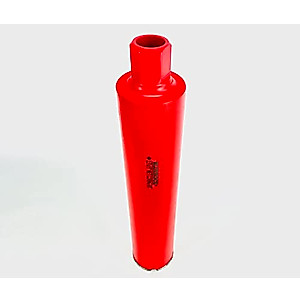3.5" Inch Diamond Wet Core Drill Bit 1-1/4” Threaded by BLUEROCK Tools for Concrete Rebar Asphalt Brick Rock Masonry Hole Barrel Coring 3-1/2"