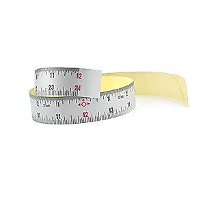 Self-adhesive Center Finding Ruler. Ideal for Woodworking, Metal Work, Construction and Around The Home (24inches)