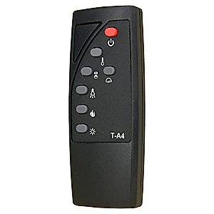 Compatible with Twin Star ChimneyFree ClassicFlame Dura flame Fireplace Stove Heater Infrared Remote Control 32EF031GRA 33EF031GRA 33EF031SRA 33WM1315 25MMS20259 25MMS20259-C253 1811310GRA (T-A4)