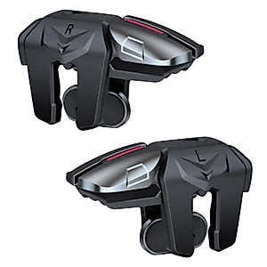 WUWAI G21 Game Trigger for PUBG | Mechanical Feel Six-Finger Linkage Gamepad Controller Trigger - Easy to Use Mobile Game Physical Mechanical Button Wuwai