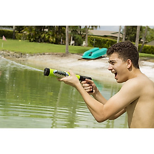 Stream Machine Water Gun Launcher - Single Barrel Water Blaster - Squirt Gun for Outdoor Games - Swimming Pool Toys (Colors Vary)