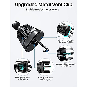 Ciencimy Compatible with MagSafe Car Mount for Car Windshield/Dashboard/Air Vent Long Arm Magnetic Phone Holder for iPhone 13 12 Pro Max Mini [Ultra Stable & Strong Suction] Suction Cup Phone Holder