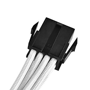 Silverstone Tek Sleeved Extension Power Supply Cable with 1 x 8-Pin to EPS12V 8-Pin Connector (PP07-EPS8W)