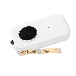 Phomemo Labeler Label Maker,Portable Bluetooth Thermal Label Makers,Compatible for Android & iOS System Gift for Father's Day - Milky White