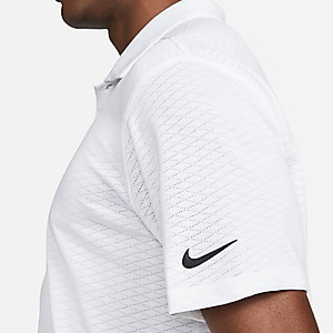 Nike Dri-FIT Vapor Men's Golf Polo Shirt, White/Black, X-Large