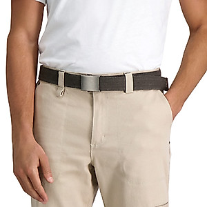 Columbia Unisex-adult Military Web Belt-Adjustable One Size Cotton Strap and Metal Plaque Buckle