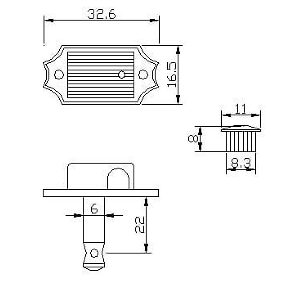 3L3R Guitar Vintage Style Locking Tuners Tuning Pegs Keys Guitar Machine Heads Guitar Part for Les Paul Guitars Nickel with Tulip Button