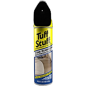 Car Cleaner and Stain Remover by Tuff Stuff, Multi Purpose Cleaner with Scrubby Cap for Cars, Truck, Motorcycle, 18 Oz