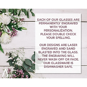 Alterd Industries - Personalized I survived My daughter's Wedding engraved glass, Father of the Bride gift, Mother of the Bride Gift, (21oz Stemless Wine)