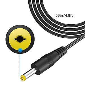 SoulBay 5V Charger for Sony SRS-XB30 SRS-XB41 SRS-BTS50 AC-E05030 Portable Bluetooth Speaker DC in 5V 3A AC-E0530T Replacement AC/DC Adapter Cord, UL Listed