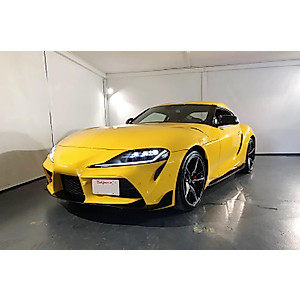 iJDMTOY Compatible with 2020-up Toyota Supra GR No Drill Front Bumper Tow Hook License Plate Mounting Bracket Adapter Kit