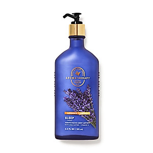 Bath & Body Works Bath and Body Works Aromatherapy LAVENDER + VANILLA Deluxe Gift Set - Body Cream - Body Lotion - Body Wash and Gentle Foaming Hand Soap