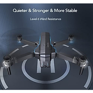 Ruko F11 Drones with Camera for Adults 4K, 60Mins Flight Time, FPV Drone with GPS, Quadcopter with Brushless Motor, Follow Me, Auto Return Home, Long Control Range Drone for Beginners