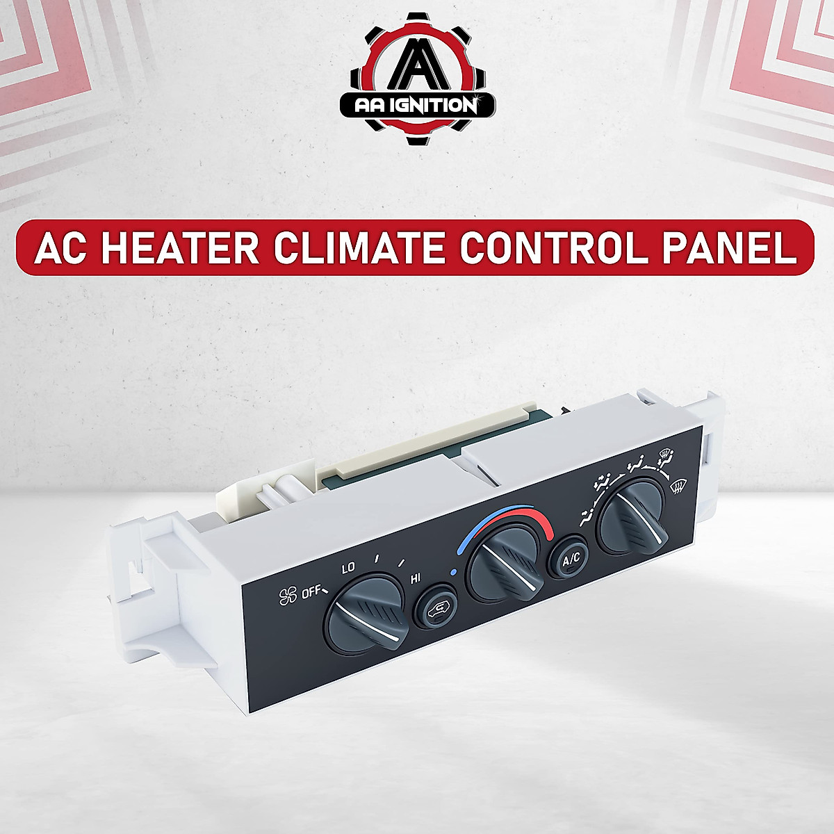 AC Heater Climate Control Module for Chevy, Cadillac, GMC Escalade, C1500, C2500, C3500, K1500, K2500 Suburban, C3500HD, Tahoe Control Panel - 16231175, 16238895, 16240115, 15-72548, 599-007, 9378815