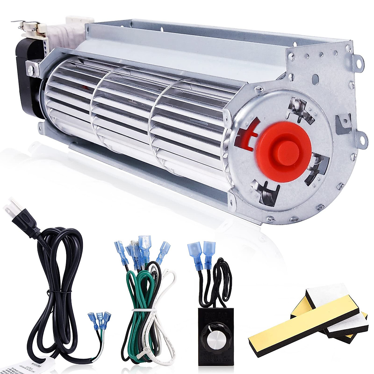 Hiorucet GA3650A GA3700 GA3650 GA3750A BK BKT Fireplace Blower Fan Kit for Desa Tech, FMI, Vanguard, Vexar, Astria Fireplace. Replacment Fireplace Blower Kit for Comfort Flame, Comfort Glow.