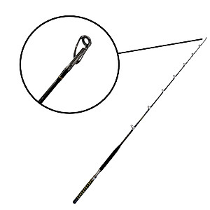 EatMyTackle Intimidator - 6ft. 10in. Fishing Rod | 30-50 lb. Heavy/Fast Action