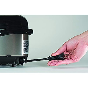 Zojirushi NS-LGC05XB Micom Rice Cooker & Warmer, 3-Cups (uncooked), Stainless Black