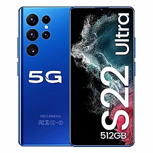 S22 Ultra 16GB+1TB Smart Android Phone 6800mah Qualcomm 4G 5G Dual SIM Dual Standby Unlocked Smartphone Cellphone