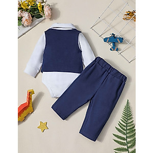 Queenstyle First Birthday Boy Outfit Bowtie Romper 1st Birthday Outfit Boy Gentleman Suit First Birthday Outfit Boy
