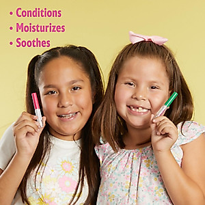 Lip Smacker Liquid Flavored Lip Gloss Friendship Pack |Tropical Punch, Watermelon, Cotton Candy, Sugar, Strawberry | Stocking Stuffer | Christmas Gift, Set of 5