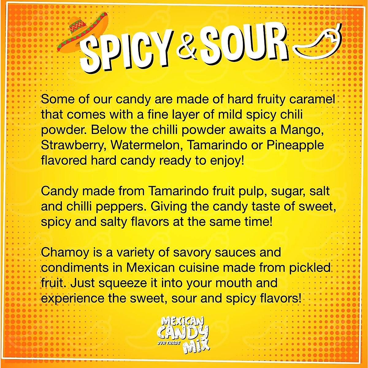 Mexican Candy Mix Assortment Snack (42 Count) Dulces Mexicanos Variety Of Best Sellers Spicy, Sweet, and Sour Bulk candies, Includes Luca, Pelon, Pulparindo, Rellerindo, by JVR TRADE