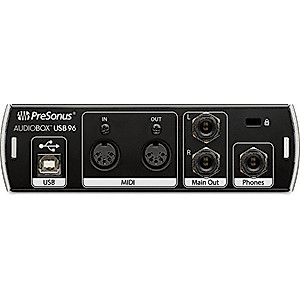 PreSonus AudioBox 96 Audio Interface Full Studio Kit w/Studio One Artist Software Pack w/Novation Launchpad X Grid Controller for Ableton Live, Eris 3.5 Pair Studio Monitors & 1/4” Instrument Cable